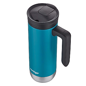Contigo Superior 2.0 Thermal Insulated Stainless Steel Travel Mug with Handle, Leak-Proof Lid, 20oz, Juniper - Perfect for Hot or Cold Drinks