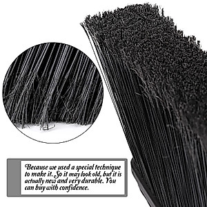 Masthome Outdoor Broom for Floor Cleaning, 56" Heavy Duty Commercial Broom with Hard Bristles,Angle Brooms Heavy Duty Broom for Home Garage Kitchen Office Courtyard Lobby Lawn Concrete