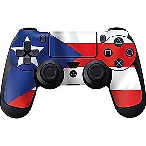 Skinit Decal Gaming Skin Compatible with PS4 Controller - Puerto Rico Flag Design