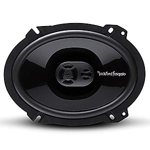 Rockford Fosgate P1683 Punch 6"x8" 3-Way Coaxial Full Range Speaker - Black (Pair)