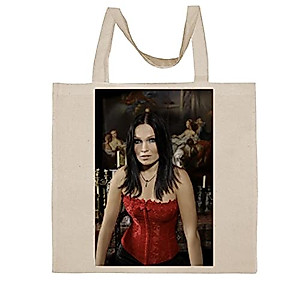 FC Carino Tarja Turunen - A Nice Graphic Cotton Canvas Tote Bag FCA #FCAG365450
