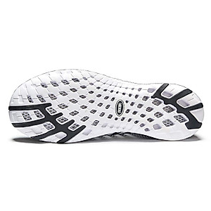 SUOKENI Women's Quick Drying Slip On Water Shoes for Beach or Water Sports Blackwhite,Size:US 8.5/EU 39