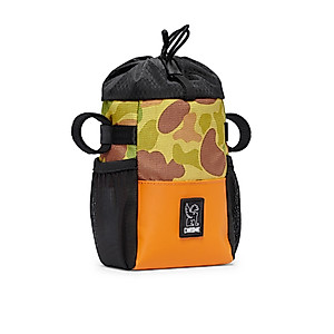 Chrome Industries Doubletrack Feed Bag - Bicycle Handlebar Pannier Pouch, 1.5 Liter, Duck Camo