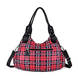 Angel Kiss Women Handbags Shoulder Bags Washed Leather Satchel Tote Bag Mutipocket Hobo Purse