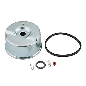 Panari Carburetor Float Bowl + Needle Seat Kit + Primer Bulb for Tecumseh 631867 631021B 631021A 631021 36045A