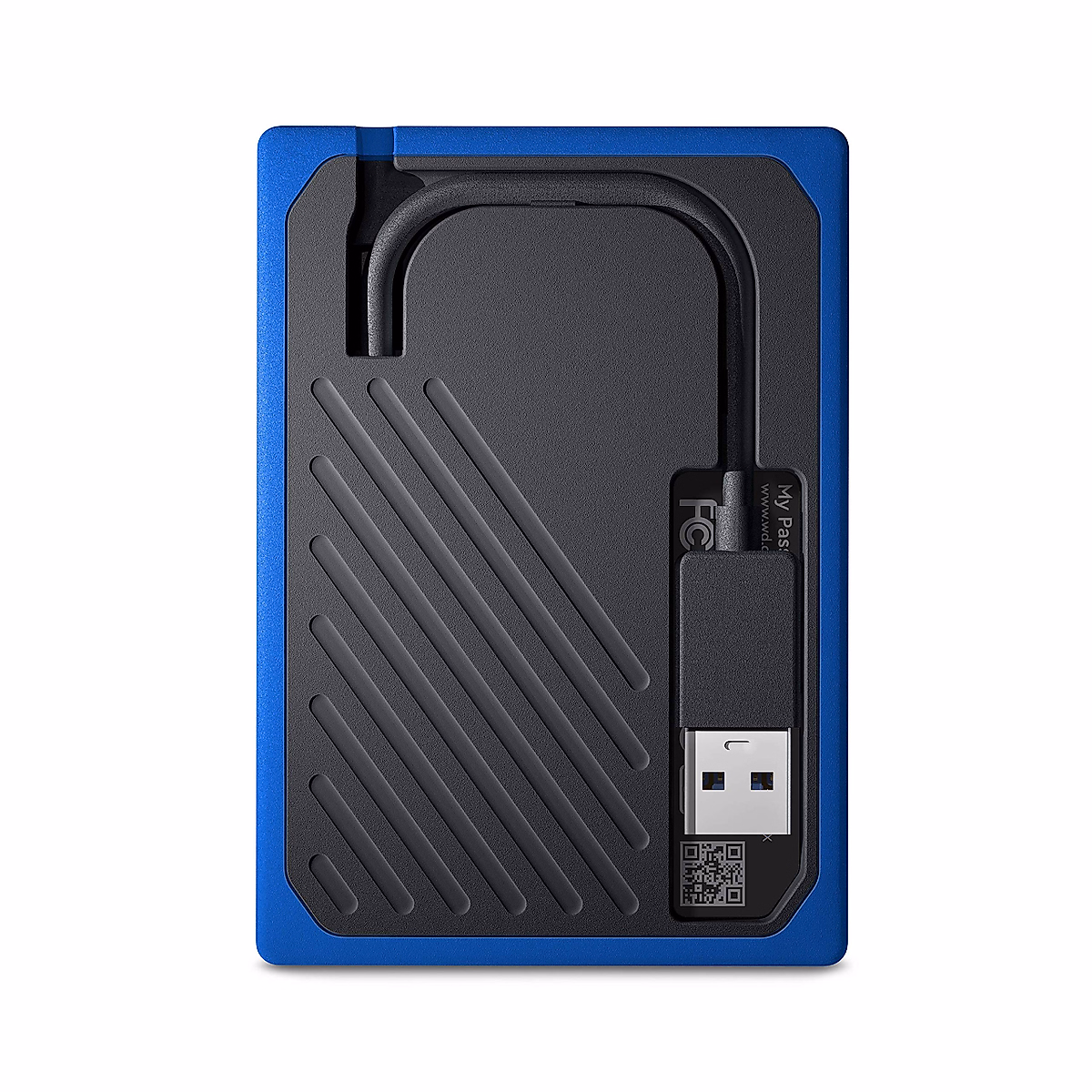WD 500GB My Passport Go Cobalt SSD Portable External Storage - WDBY9Y5000ABT-WESN (Old model)