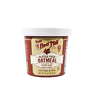 Bob's Red Mill Gluten Free Oatmeal Cup, Maple Brown Sugar, 2.15 Ounce (Pack of 8)