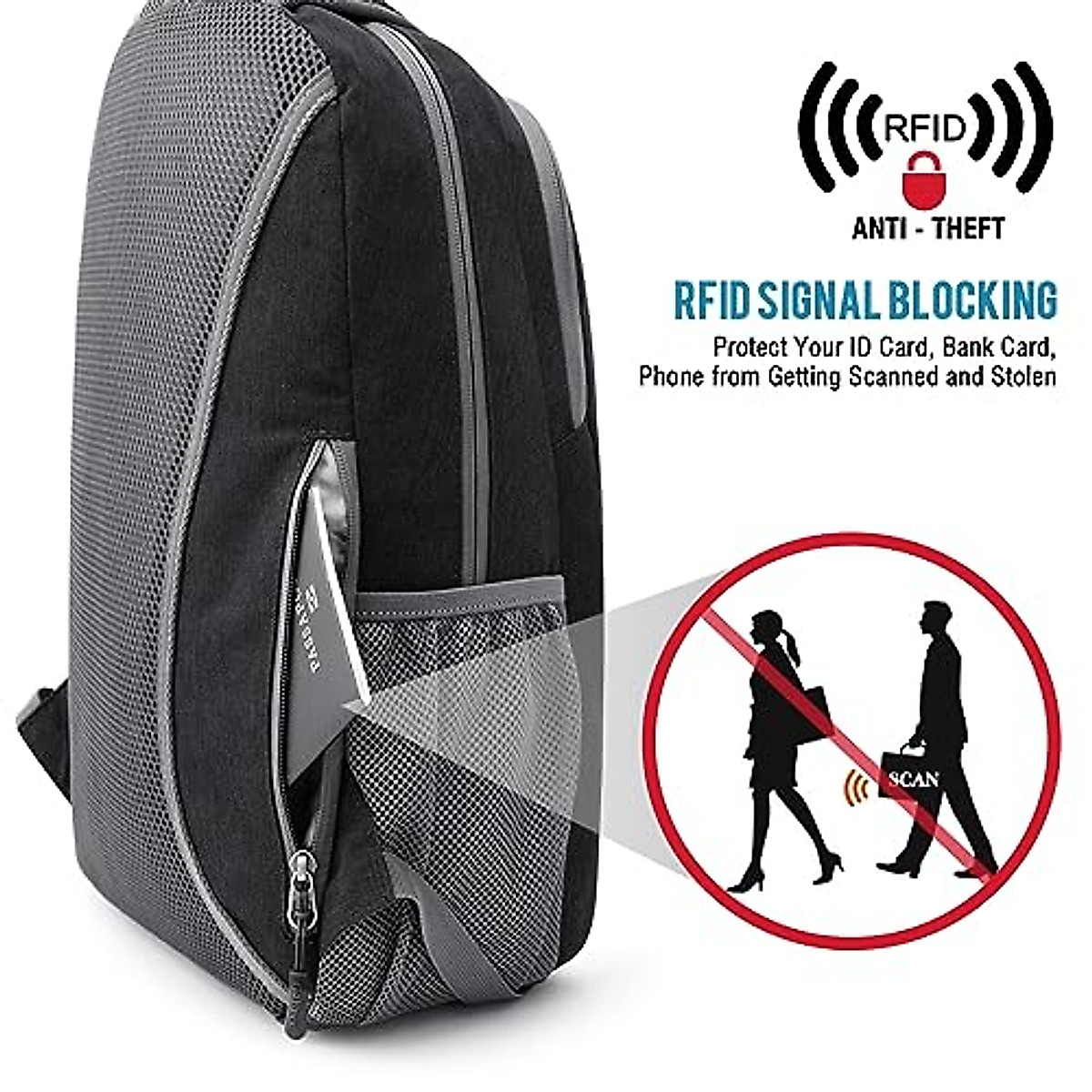 G4Free 16L Small Hiking Backpack, Compact Travel Backpack Lightweight Daypack Waterproof for Men Women Outdoor(Dark Gray)