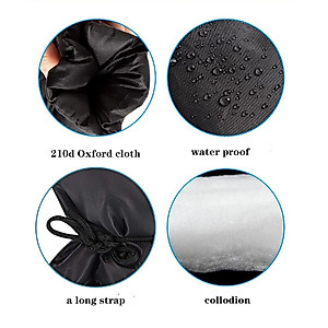 Asoleo Outdoor Faucet Covers for Winter Freeze Protection,25.2"X14" Hose Bib Covers for Winter,Reusable Thicker Waterproof Insulated Spigot Cover