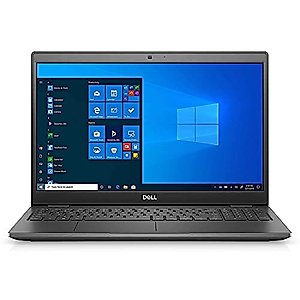 Dell Latitude 3510 Business Laptop, 15.6" HD Screen, 10th Gen Intel Core i5-10210U Processor, 8GB RAM, 256GB SSD, Webcam, Wi-Fi 6, Type-C, Windows 10 Pro, Black