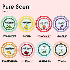 Shower Steamers Aromatherapy, 8 Pack Shower Bombs Birthday Gifts for Women
