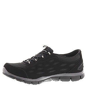 Skechers Women's Gratis Full Circle Sneaker, Black, 7.5 W US