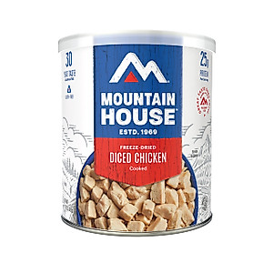 Mountain House Cooked Diced Chicken | Freeze Dried Survival & Emergency Food | #10 Can | Gluten-Free, 30235-Parent