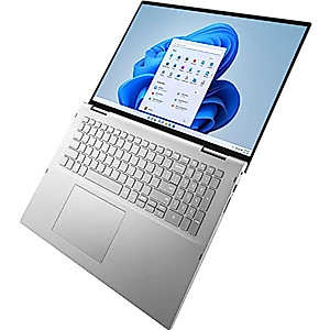 [Windows 11 Home] 2021 Newest Dell Inspiron 7000 2-in-1 Laptop, 17" QHD+ Touch Display, Intel Core i7-1165G7, 64GB RAM, 1TB SSD, HDMI, Thunderbolt 4, Wi-Fi 6, Webcam, Backlit KB, FP Reader, Silver