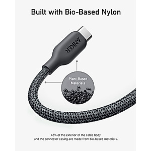 Anker USB-C to Lightning Cable, Anker 541 Bio-Nylon Cable (6ft), MFi Certified, Bio-Based Fast Charging Cable & Anker 568 USB-C Docking Station (11-in-1, USB4)
