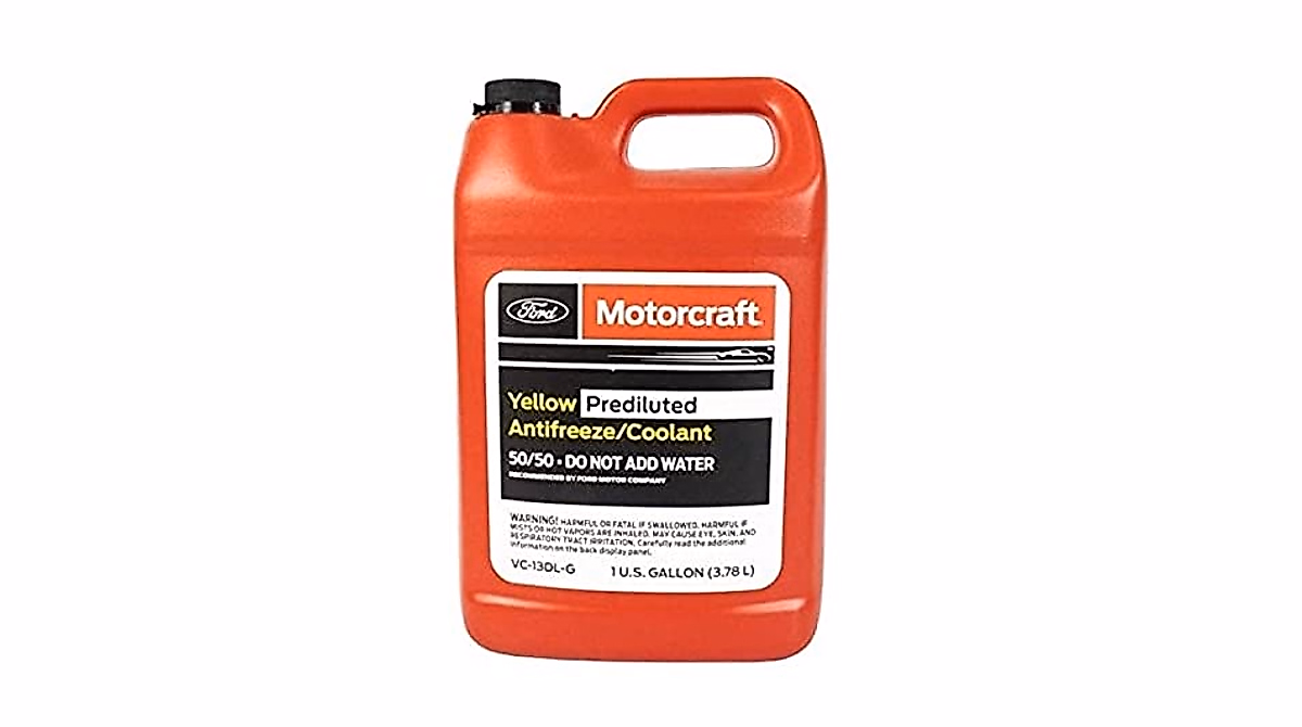 Genuine Ford VC-13DL-G Yellow Antifreeze/Coolant - 1 Gal