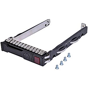 Abuycs 2.5 SFF SAS SATA HDD SSD Hard Drive Carrier Tray Caddy for 2.5" HP Proliant Gen8 G8 Gen9 G9 651687-001 651699-001 DL560 DL388 DL385 DL380p DL360p DL180 DL160 ML310 ML110 ML350 SL250S SL230S