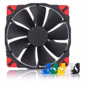 Noctua NF-A20 PWM chromax.Black.swap, Premium Quiet Fan, 4-Pin (200x30mm, Black) For Desktop