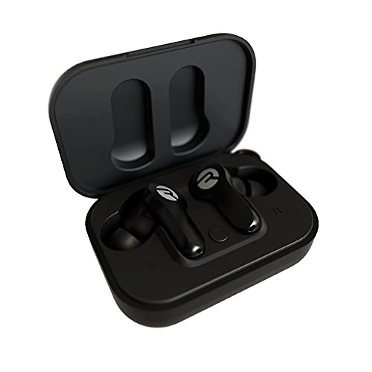 Raycon Work Earbuds Bluetooth Wireless Earphones with Microphone- Stereo Sound in-Ear Bluetooth Headset True Wireless Earbuds with 32 Hours of Battery Life (Carbon Black)