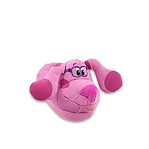 Blue's Clues & You Magenta Slip On Plush 3D Toddler Slippers (9-10 M US Toddler, Magenta)