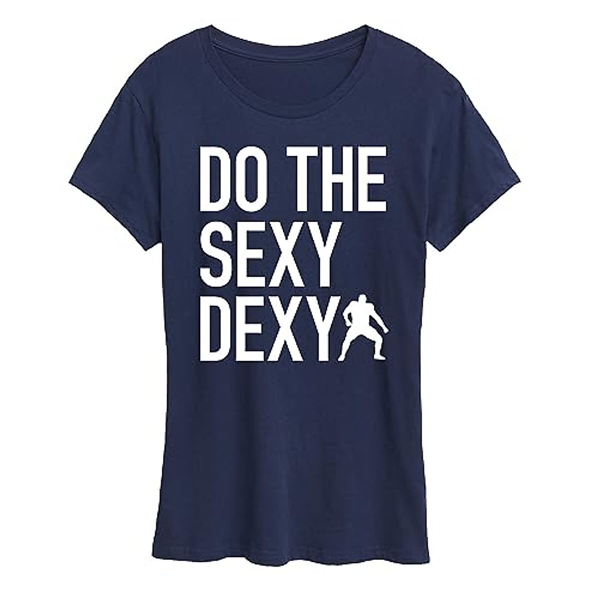 Instant Message - Do The Sexy Dexy - Women's Short Sleeve Graphic T-Shirt - Size Large Navy