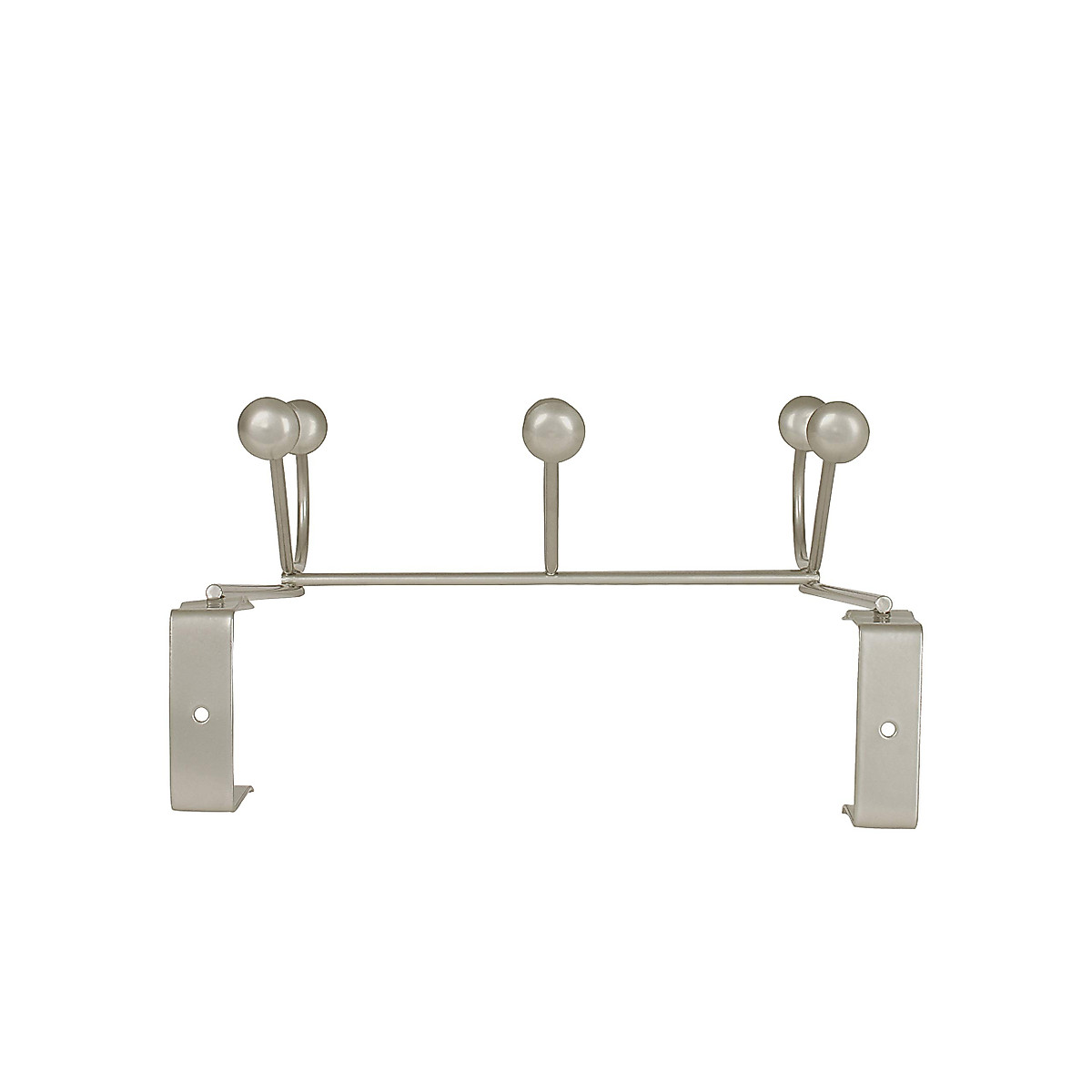 Spectrum Diversified Windsor Over The Door 3-Hook Rack, Satin Nickel