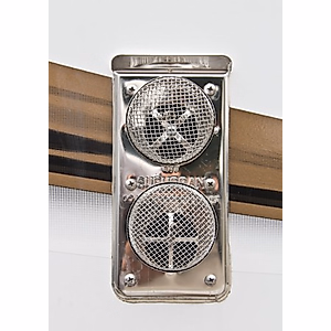 Camco Flying Insect Screen | Features a Heavy-Duty Stainless Steel Mesh Cover and Fits Most Duo-Therm and Suburban Furnace Vents (42141)