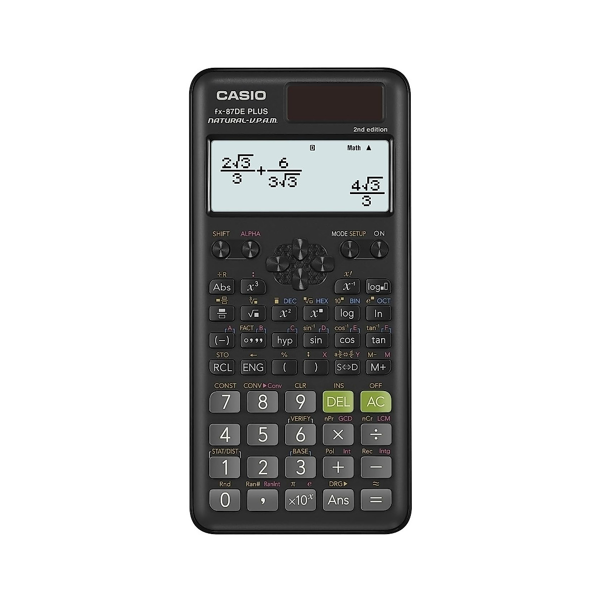 Casio FX-87DEPLUS-2 Scientific Technical School Calculator Technical School Calculator
