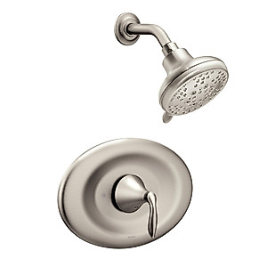 Moen T2138EPBN Eva Collection Posi-Temp Eco-Performance Shower Trim Kit Valve Required, Brushed Nickel