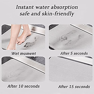 LYZOLICS 3D Visual Print Rug Non Slip Bath Mats Double Sided Anti-slip Kitchen Floor Mats Memory Foam Kitchen Mat Sponge Foam Soft for Bathroom (15×24, Tulip)