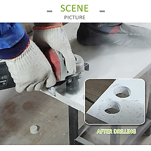 FACHLICH Diamond Core Drill Bit - 1-3/8" Granite Hole Saw 35mm Dry Core Bit for Dry Drilling Concrete Granite Marble Laser Welded