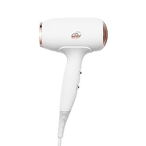 T3 Fit Compact Hair Dryer, White/Rose Gold, 1 Count
