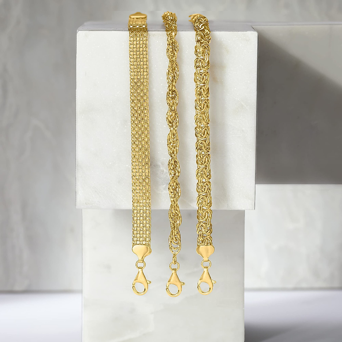 Ross-Simons Jewelry Set: 3 Link Bracelets