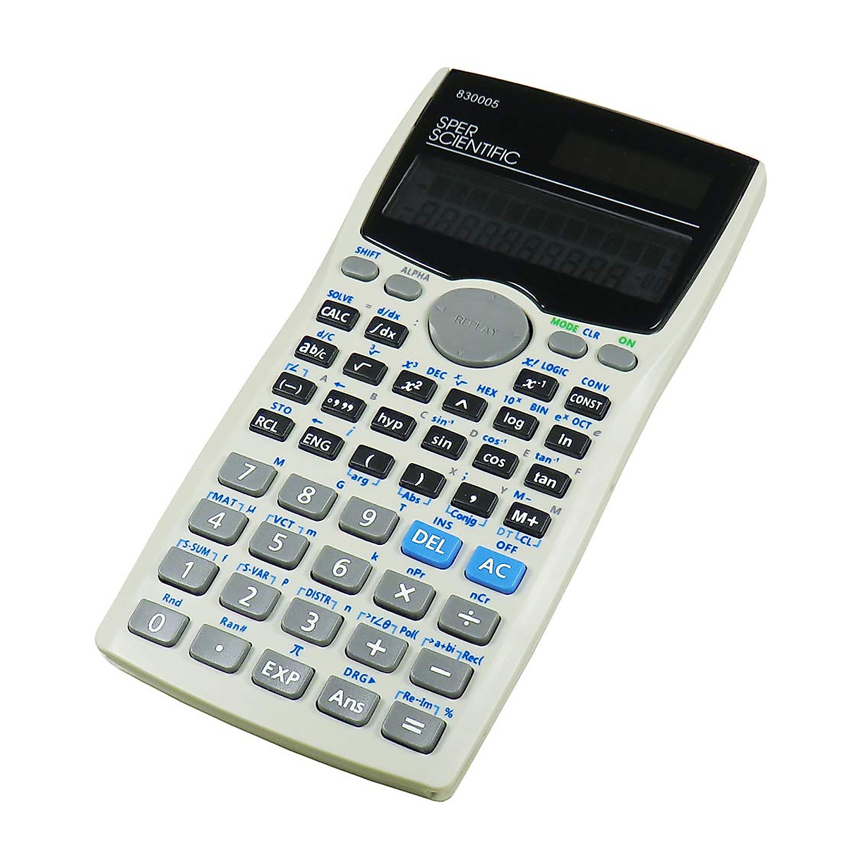 Sper Scientific 830005 Solar Large Display Scientific Calculator