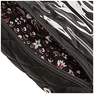 Vera Bradley Women's Performance Twill on a Roll Makeup Brush & Pencil Case, Black, One Size
