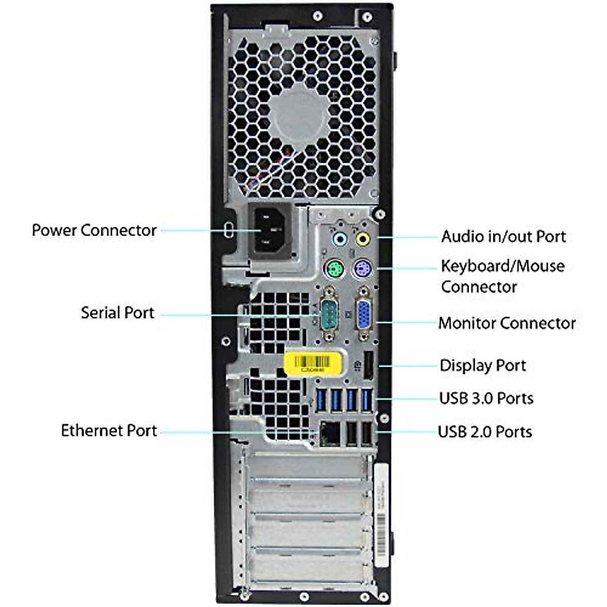 HP Elite SFF Computer Desktop (Intel Core i5 Processor, 16GB Ram, 2TB HDD, Dual 19 Inch LCD Monitor, WiFi, Bluetooth 4.0, DVD-RW, New Keyboard & Mouse) Windows 10 Home (Renewed)