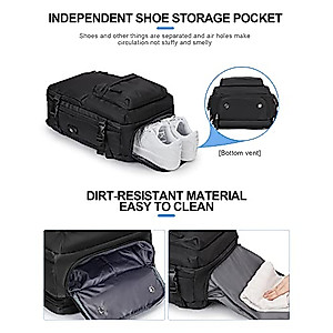 winspansy Large Travel Backpack for Women Men Carry on Backpacks Waterproof Flight Approved Personal Item Bags Luggage Backpacks Fit for 17 Inch Laptop Business Work,Mochila de Viaje