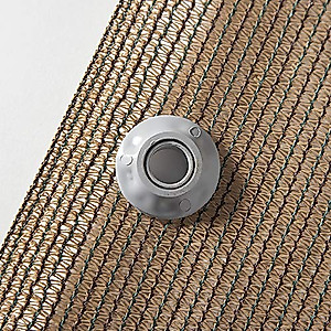 Easy Gardener 70035, Snap Grommets, Sun Screen Accessory, 10 Pieces