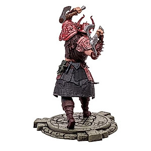 McFarlane Toys - Diablo IV Rend Barbarian and Blood Necromancer 2pk Gold Label 1:12 Scale Posed Figures, Gold Label, Amazon Exclusive