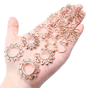 Lcolyoli Fake Nipplerings Piercing Jewelry Adjustable Clip On Nipple Rings Stainless Steel Non Piercing Women Rose Gold