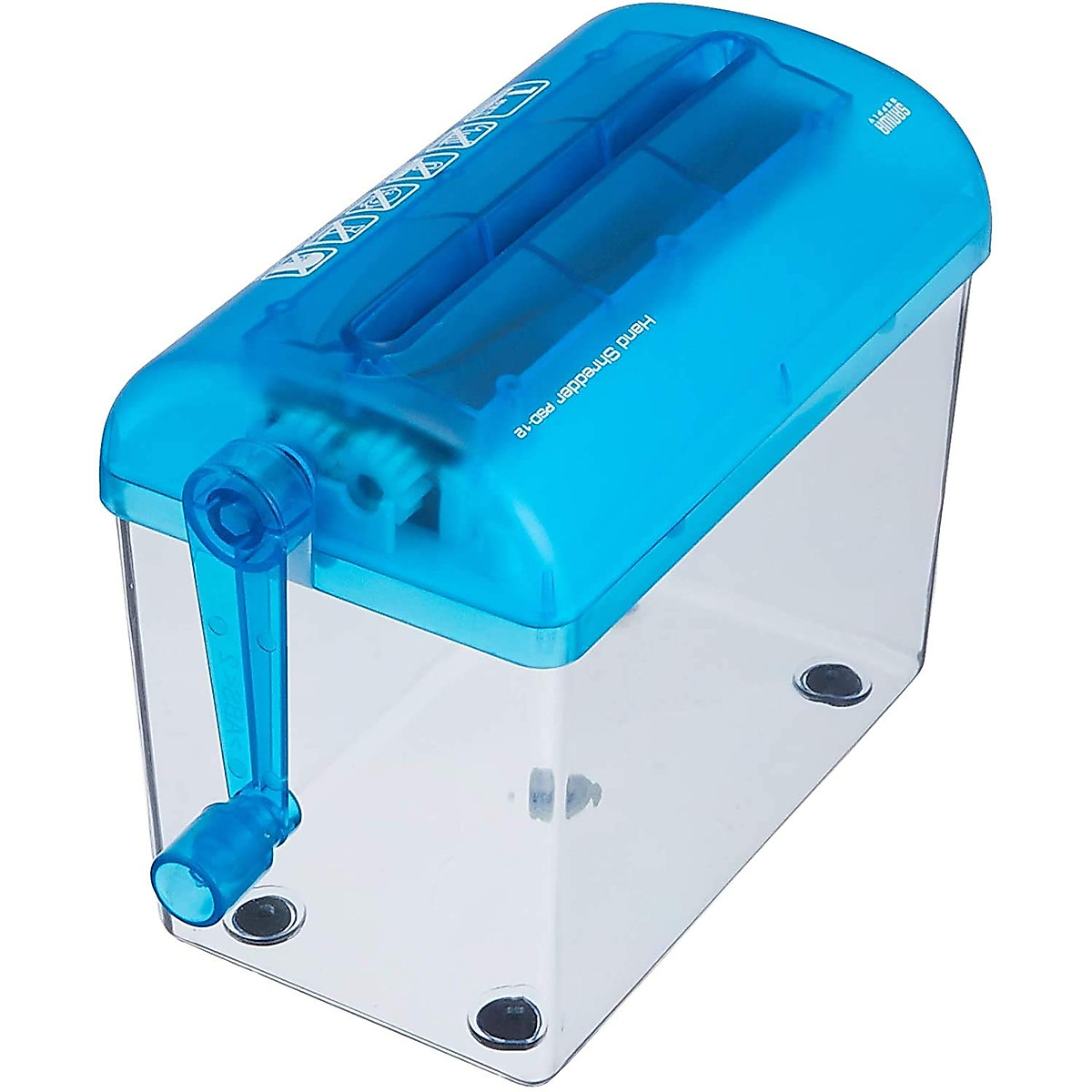 (One Piece of Correspondence Folded A4 Portrait, Straight Cut, Capacity 1.5L, Cut Number) SANWA Supply Hand Shredder PSD-12 (Japan Import) by Sanwa