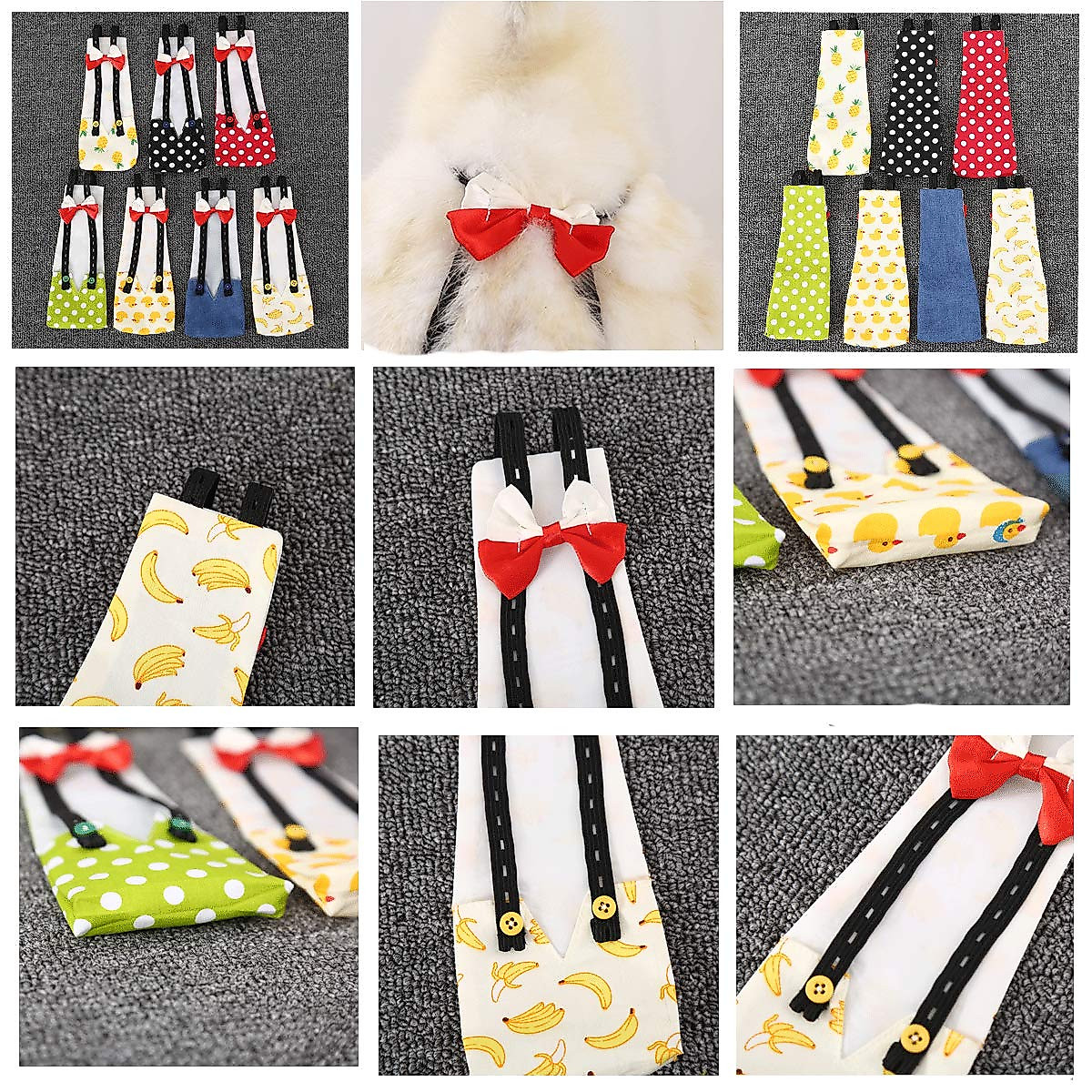 Bonaweite Pet Diaper Nappy Poultry Cloth for Goose Duck Hen Chicken Fashionable