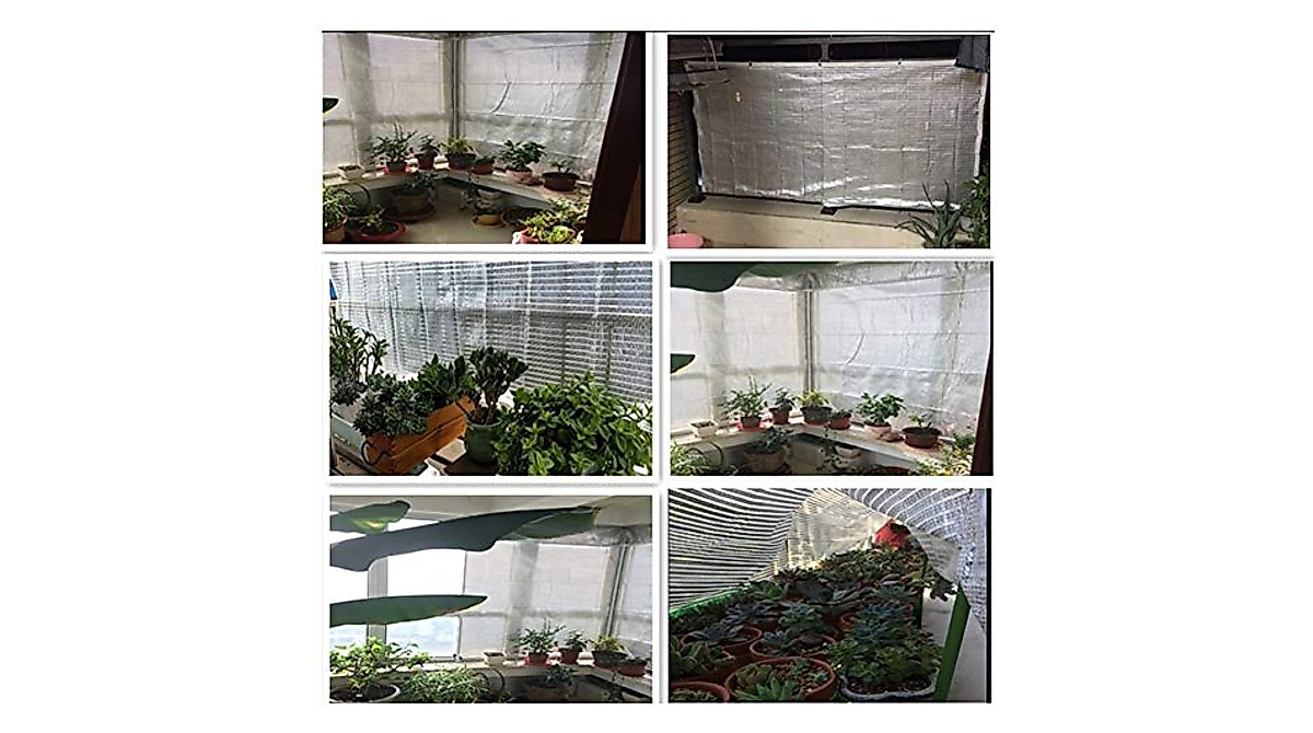 DJYTUSB 70% Sun Shade Cloth – Reflective UV & Heat Protection