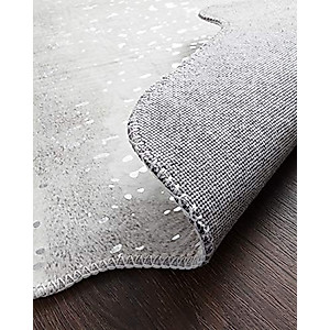Loloi II Odessa Collection ODE-02 Silver/Grey, Contemporary 3'-10" x 5' Accent Rug