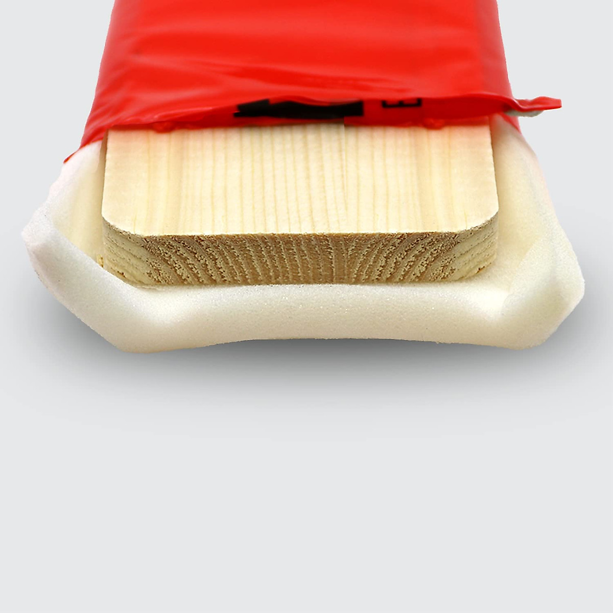 Dixie EMS Padded Wood Splint with Vinyl Casing for Fractured Limbs, Full Arms, Legs, Waterproof Medical Splints for First Aid, Sports and Emergency Support, Orange - 36 Inch