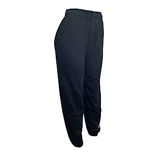 Victoria's Secret Pink Fleece Baggy Campus Sweatpants Color Black Size X-Small New