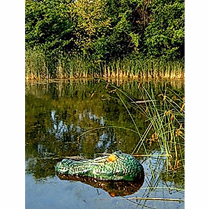 Bird-X Gator Guard® Floating Alligator Head Bird Scare with Reflective Eyes