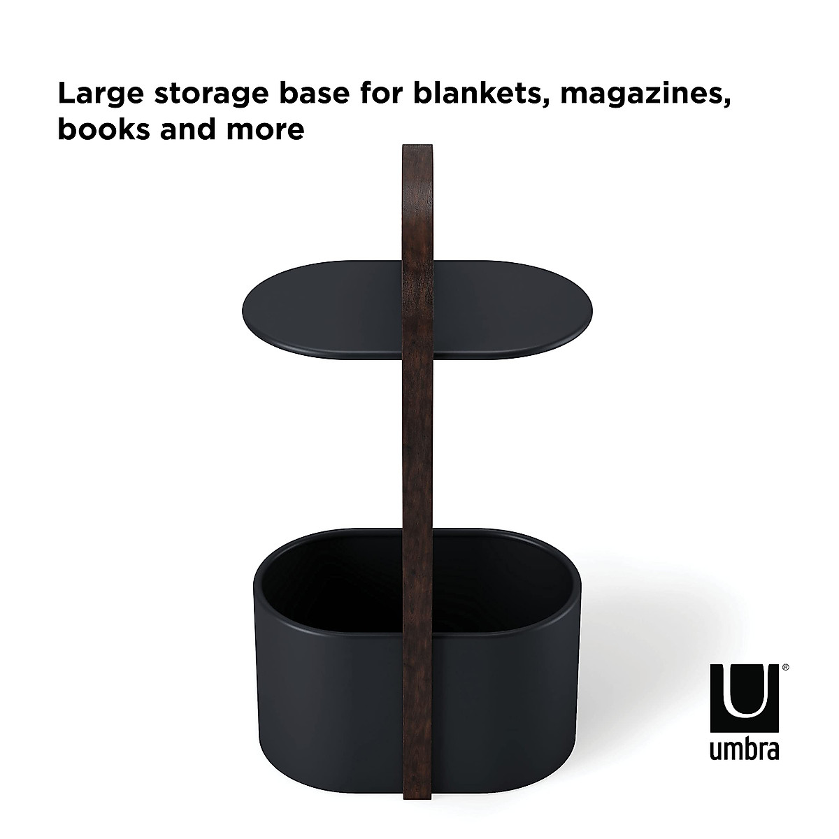 Umbra Bellwood Storage Table (Black-Walnut)