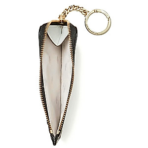 Kate Spade Darcy Medium L-Zip Leather Card Holder In black