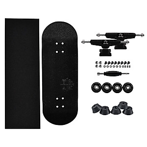 Prolific Series Complete Fingerboard with Upgraded Components - Pro Board Shape and Size, Bearing Wheels, Bushings and Trucks - 32mm x 97mm Handmade Wooden Board Edition